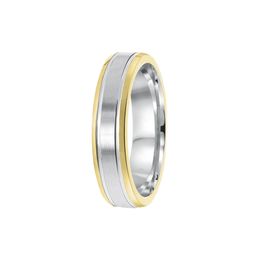 Lucardi Ring Herren Gr&ouml;&szlig;e 64 gold / silber