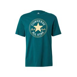 Converse T-Shirt 'CHUCK' Herren Gr&ouml;&szlig;e XXXS honig / petrol / wei&szlig;