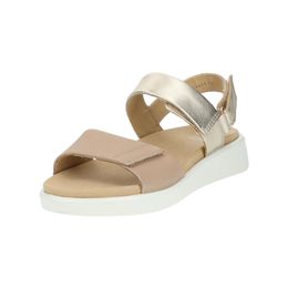 Ara Sandale Damen Gr&ouml;&szlig;e 36 beige / silber