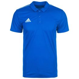 adidas Performance Poloshirt 'Core 18' Herren Gr&ouml;&szlig;e S blau / wei&szlig;