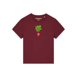 Watapparel T-Shirt ' Radieschen ' Damen Gr&ouml;&szlig;e XXL mischfarben / bordeaux