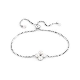 Tamaris Armband Damen Gr&ouml;&szlig;e One Size silber / perlwei&szlig;