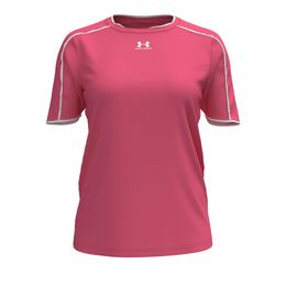 Under Armour Trainingsshirt Damen Gr&ouml;&szlig;e L altrosa / wei&szlig;