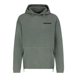 Sublevel Pullover 'Worldwide' Herren Gr&ouml;&szlig;e M dunkelgr&uuml;n / schwarz