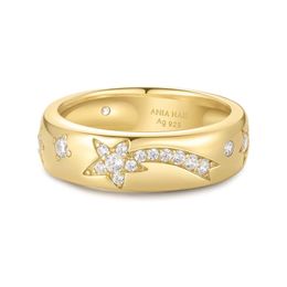 Ania Haie Ring Damen Gr&ouml;&szlig;e 54 gold / transparent