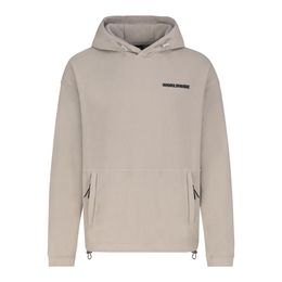 Sublevel Pullover 'Worldwide' Herren Gr&ouml;&szlig;e XXL dunkelbeige / schwarz