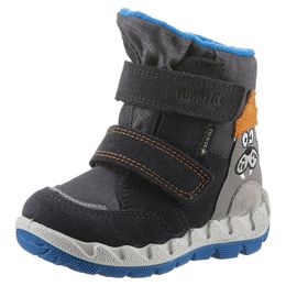 Superfit Stiefel Jungen Gr&ouml;&szlig;e 28 blau / grau / anthrazit / orange / wei&szlig;
