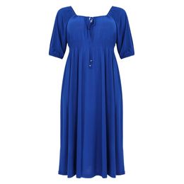 Yoek Kleid Damen Gr&ouml;&szlig;e 46/48 blau Winterkleid