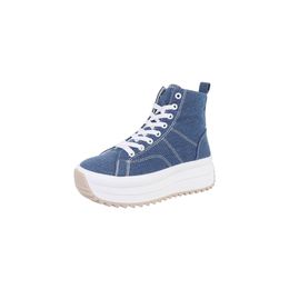 Ital-Design Sneaker high Damen Gr&ouml;&szlig;e 36 blau