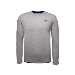 La Martina Pullover Herren Gr&ouml;&szlig;e M kitt / marine