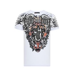 Cipo & Baxx Cipo & Baxx T-Shirt Herren Gr&ouml;&szlig;e M rot / schwarz / wei&szlig;