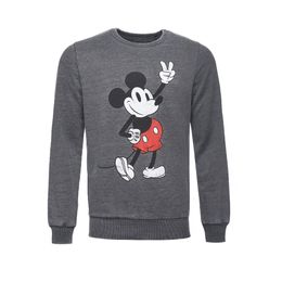 Recovered Sweatshirt 'Disney Mickey Peace Pose' Herren Gr&ouml;&szlig;e M grau