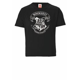 logoshirt T-Shirt 'Harry Potter &ndash; Hogwarts Logo' Jungen Gr&ouml;&szlig;e 104 schwarz