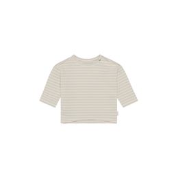 Noppies Shirt Gr&ouml;&szlig;e 80 beige / wei&szlig;