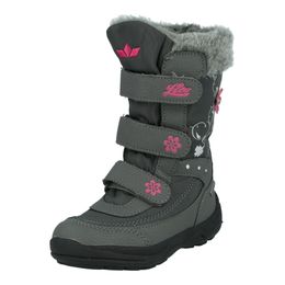 Lico Snowboots Jungen Gr&ouml;&szlig;e 34 dunkelgrau / pink / silber