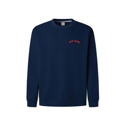 Pepe Jeans Sweatshirt 'GIDEON' Herren Gr&ouml;&szlig;e XS blau / rot