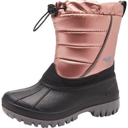 Kangaroos Snowboots Jungen Gr&ouml;&szlig;e 33 rosegold / grau