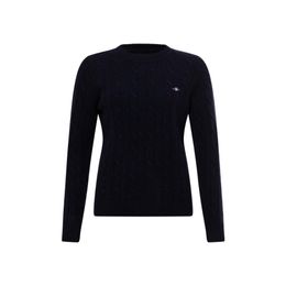 Gant Pullover Damen Gr&ouml;&szlig;e S nachtblau / rubinrot / wei&szlig;