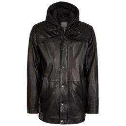 Bugatti Lederjacke 'BUVilio' Herren Gr&ouml;&szlig;e L/XL schwarz