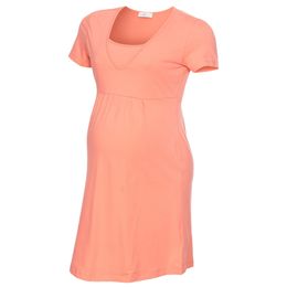 Neun Monate Umstand Kleid Damen Gr&ouml;&szlig;e 40/42 apricot Winterkleid