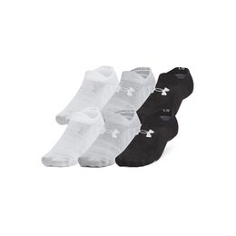 Under Armour Socken 'Essential' Herren Gr&ouml;&szlig;e 38/40.5 hellgrau / schwarz / wei&szlig;