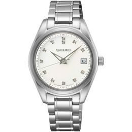 Seiko Analoguhr Damen Gr&ouml;&szlig;e One Size silber