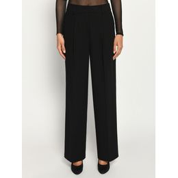 White Label By Rofa Bundfaltenhose Damen Gr&ouml;&szlig;e 40 schwarz