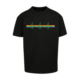 F4NT4STIC Shirt 'Pink Floyd Prisma Heartbeat Rock Band Album DSOTM' Herren Gr&ouml;&szlig;e M blau / gelb / gr&uuml;n / orange / schwarz