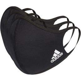 adidas Sportswear Gesichtsmaske Herren Gr&ouml;&szlig;e S schwarz / wei&szlig;