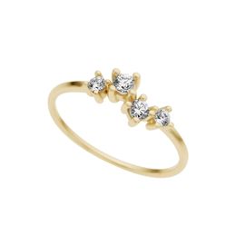 Firetti Ring Damen Gr&ouml;&szlig;e 53/54 gold / wei&szlig;