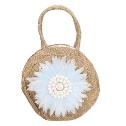 Gave Lux Handtasche Damen Gr&ouml;&szlig;e One Size dunkelbeige / pastellblau / wei&szlig;