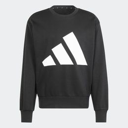 adidas Sportswear Sportsweatshirt Herren Gr&ouml;&szlig;e L schwarz / wei&szlig;