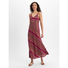 Marie Lund Kleid Damen Gr&ouml;&szlig;e 42 gold / rosegold / lila Winterkleid