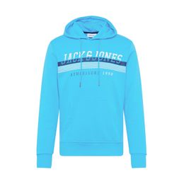 Jack & Jones Jack & Jones Sweatshirt 'Iron' Herren Gr&ouml;&szlig;e XL marine / azur / wei&szlig;