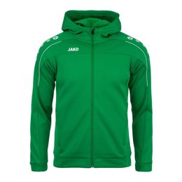 Jako Sportsweatjacke 'Classico' Herren Gr&ouml;&szlig;e S gr&uuml;n / wei&szlig;