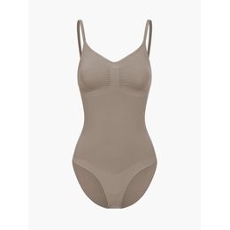 Cfab By Creamy Fabrics Shapingbody 'Bodysuit Sculpting Shapewear mit Slip' Damen Gr&ouml;&szlig;e M taupe
