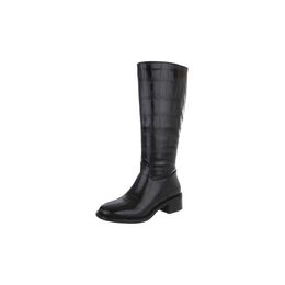 Ital-Design Stiefel Damen Gr&ouml;&szlig;e 41 schwarz Winterschuhe