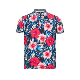 Cipo & Baxx Cipo & Baxx Poloshirt Herren Gr&ouml;&szlig;e L blau / hellpink / rot / wei&szlig;