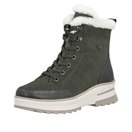 Remonte Schn&uuml;rstiefel Damen Gr&ouml;&szlig;e 41 khaki Winterschuhe