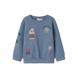 name it Sweatshirt Jungen Gr&ouml;&szlig;e 86 blau / mischfarben