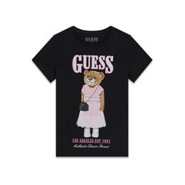 Guess T-Shirt M&auml;dchen Gr&ouml;&szlig;e 170 braun / rosa / schwarz / wei&szlig;
