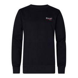 PETROL INDUSTRIES Sweatshirt 'Yakutat' Jungen Gr&ouml;&szlig;e 164 blutrot / schwarz / wei&szlig;