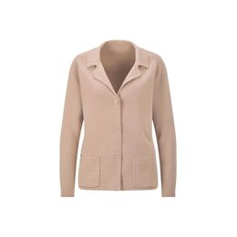 GOLDNER Strickjacke Damen Gr&ouml;&szlig;e S beige