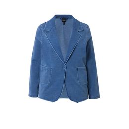 Ulla Popken Blazer Damen Gr&ouml;&szlig;e 58/60 blue denim