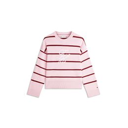 Tommy Hilfiger Pullover Damen Gr&ouml;&szlig;e XS navy / rosa / bordeaux / wei&szlig;