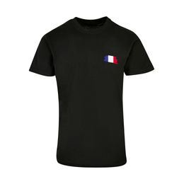 F4NT4STIC T-Shirt 'Frankreich Flagge France' Herren Gr&ouml;&szlig;e 4XL mischfarben / schwarz