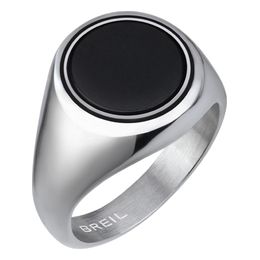 Breil Ring Herren Gr&ouml;&szlig;e 48 schwarz / silber