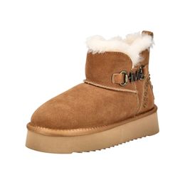 Mustang Snowboots Damen Gr&ouml;&szlig;e 38 cognac Winterschuhe