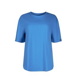 Skiny Schlafshirt Damen Gr&ouml;&szlig;e L blau / schwarz