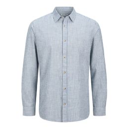 Jack & Jones Jack & Jones Hemd 'JJESummer' Herren Gr&ouml;&szlig;e XXL taubenblau / offwhite